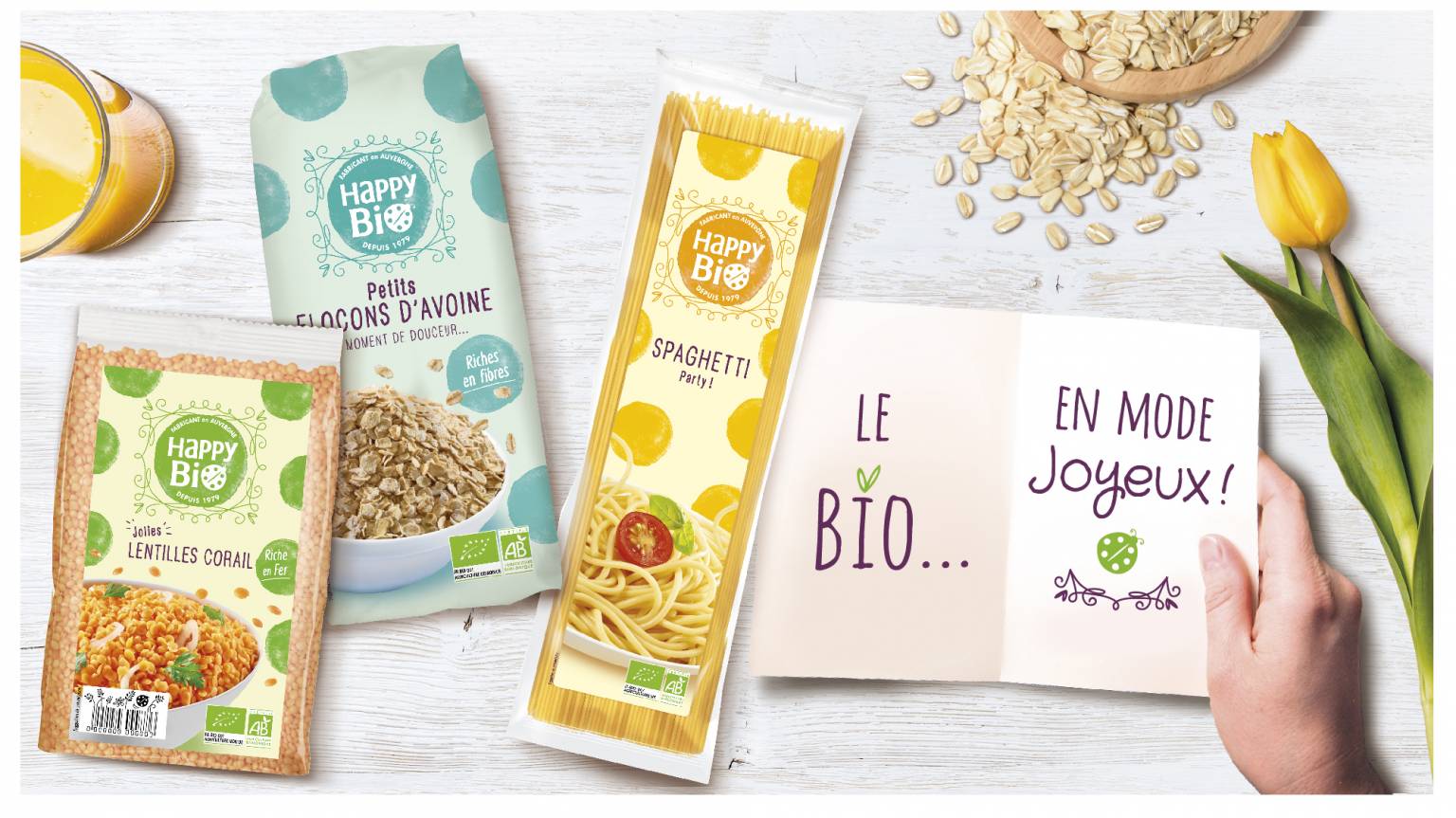 Happy Bio, la nouvelle marque au design signé ZAKKA (TBWA)