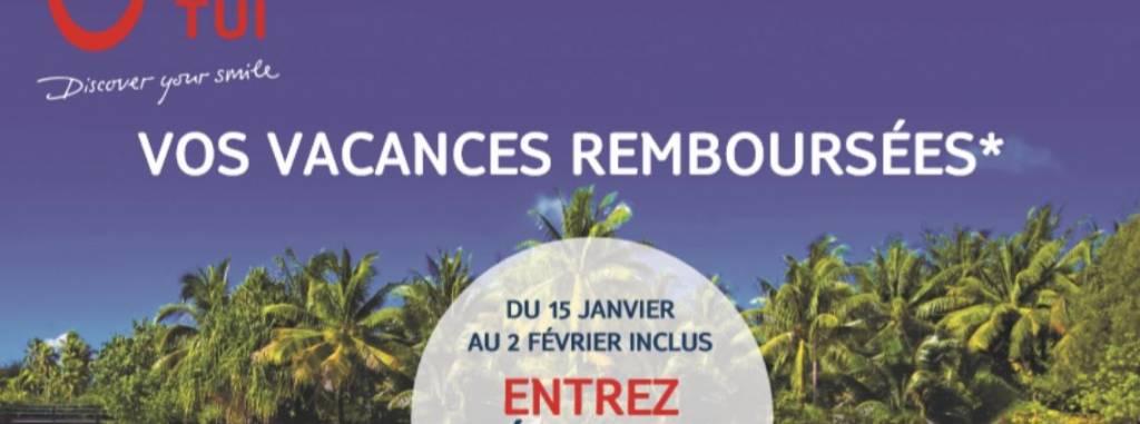 TUI débute l'année 2020 en remboursant les vacances de 10 chanceux